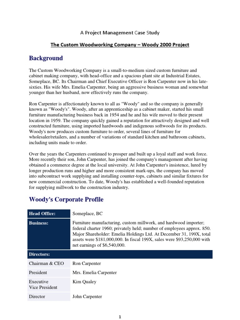 A Project Management Case Study - Ram | PDF | Project Management ...