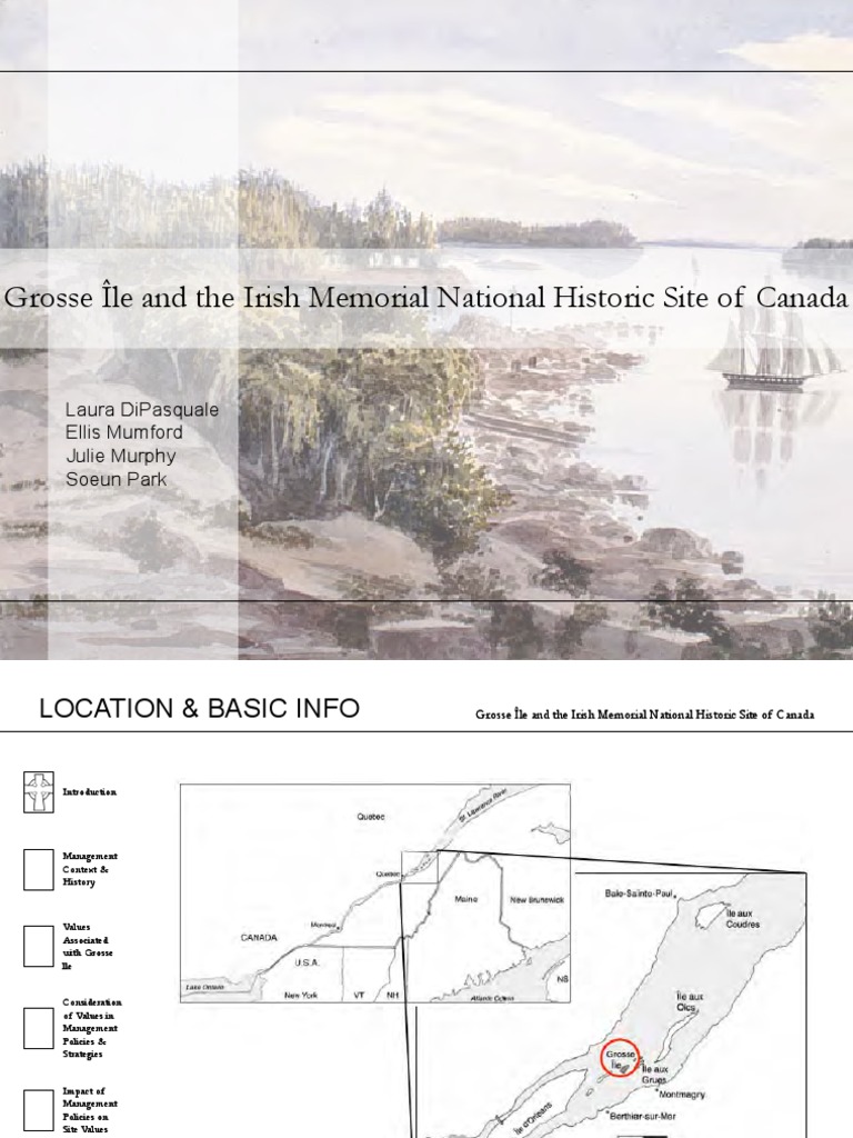 Grosse Île and The Irish Memorial National Historic Site of Canada ...