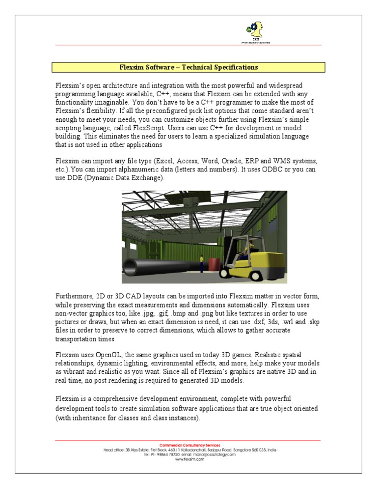 Flexsim Software Technical Overview | PDF | 3 D Modeling | 3 D Computer ...