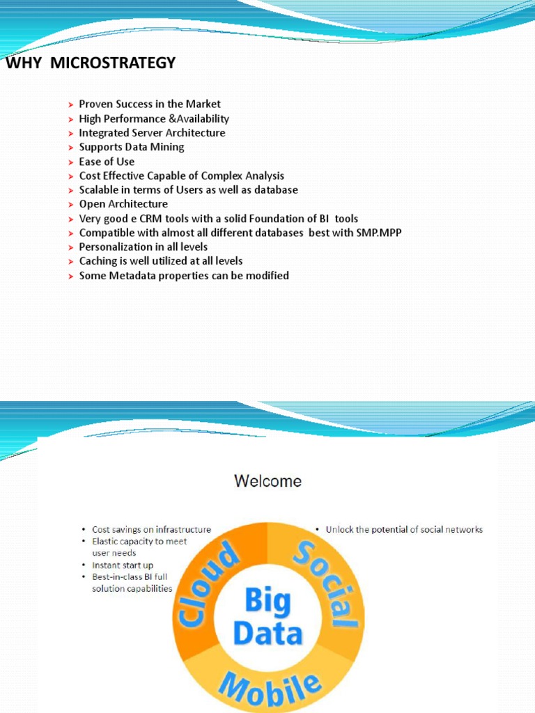 Microstrategy Training | PDF | Metadata | Databases