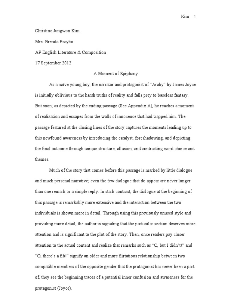 Close Reading Araby Upload | PDF | Adam And Eve