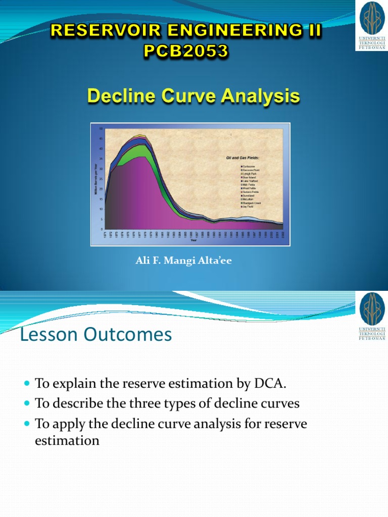 Decline Curve Analysis for Reserves Estimation | PDF | Petroleum ...