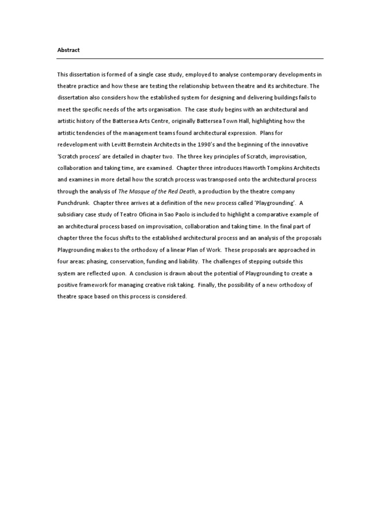 Playgrounding | PDF | Theatre | Thesis