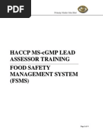 Haccp Level 4 | PDF | Hazard Analysis And Critical Control Points | Foods
