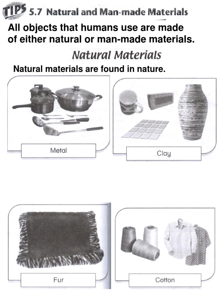 Man Made Materials