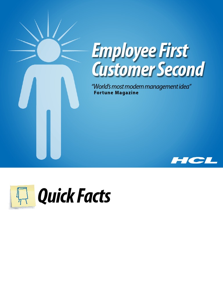 HCL Technologies - Employee First Customer Second | PDF | Human ...