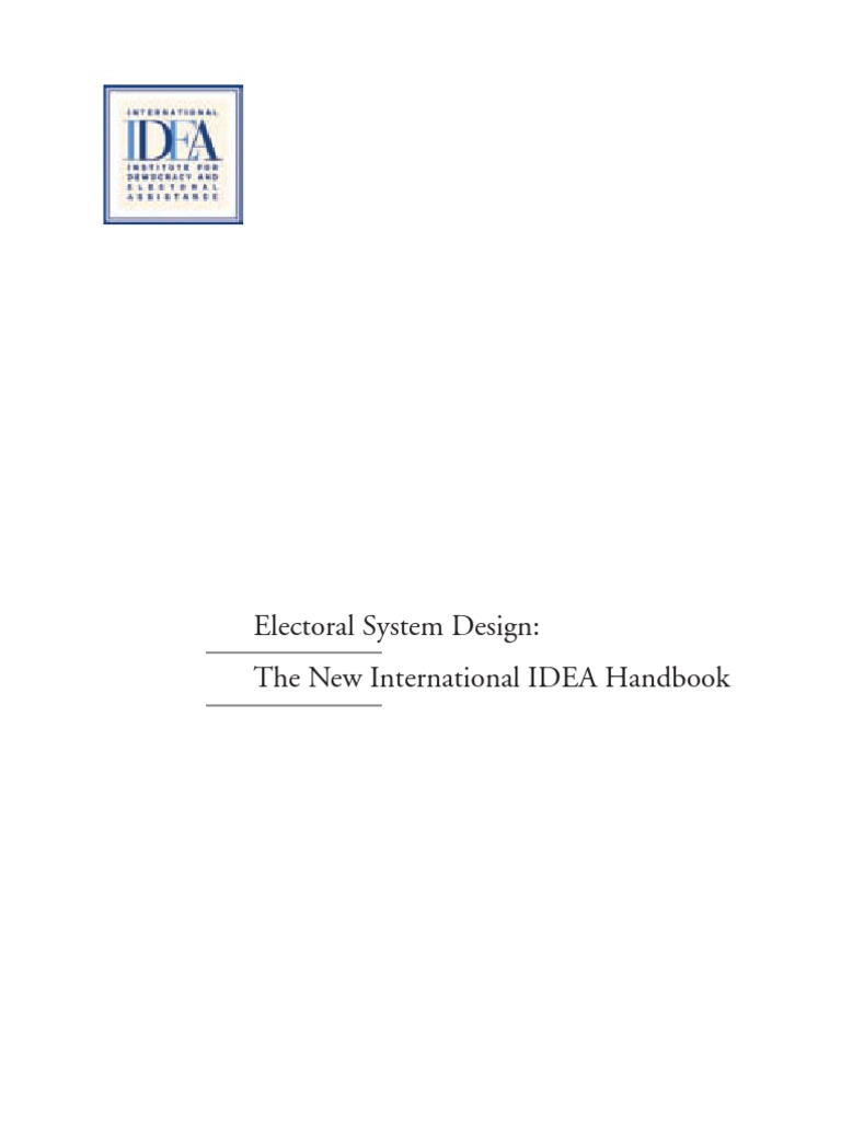 Electoral System Design | PDF | Voting System | Elections