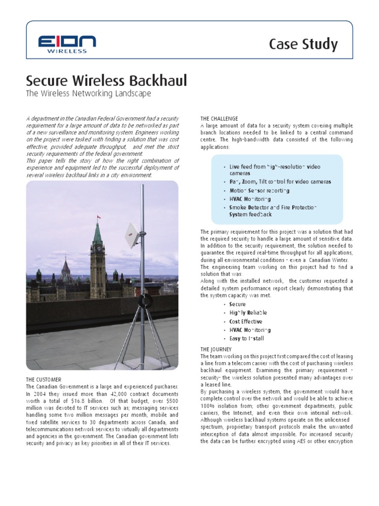 Case Study: The Wireless Networking Landscape | PDF | Computer Network ...