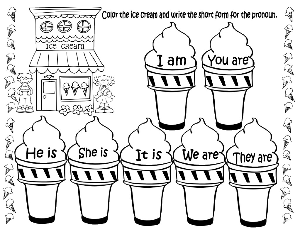 Ice Cream Pronouns | PDF