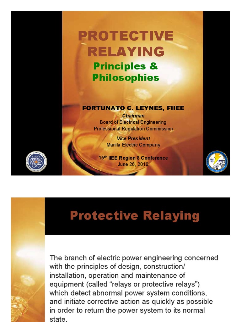 Protective Relaying - An Overview | PDF | Electric Power System | Relay