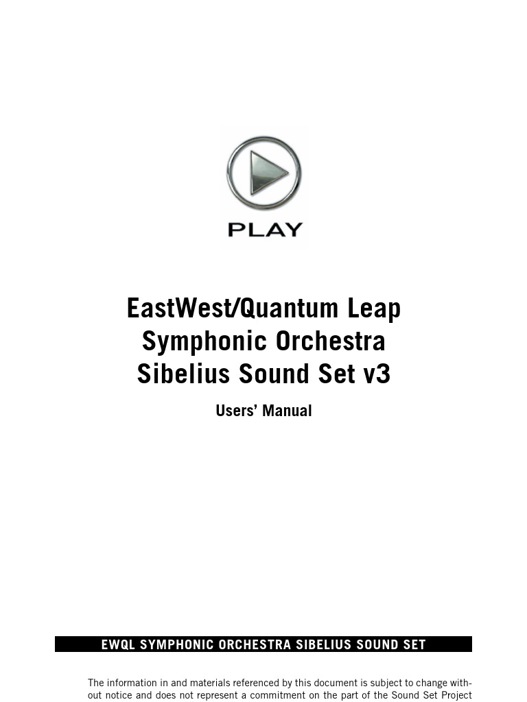 EWQLSO Sound Set User Manual | PDF | Drum Kit | Directory (Computing)