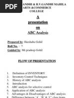 ABC, XYZ, VED, SDE, FSN Analysis | PDF | Inventory | Cost–Benefit Analysis