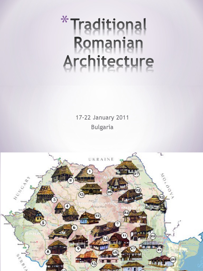 Romanian Rustic Architecture Insights | PDF | Roof | Art Media