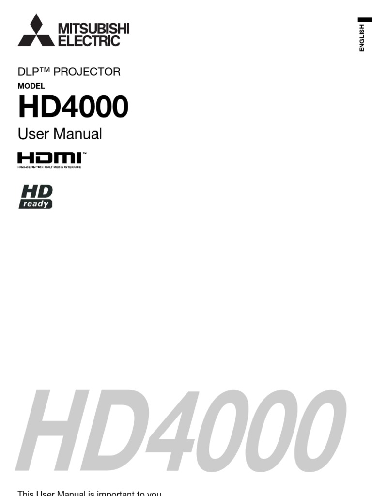 User Manual: DLP™ Projector | PDF | Hdmi | Display Technology