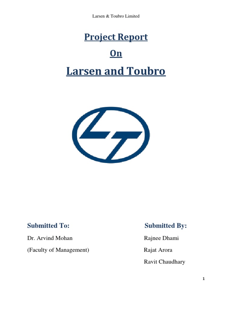 Larsen and Toubro | Manufacturing And Engineering | Economies