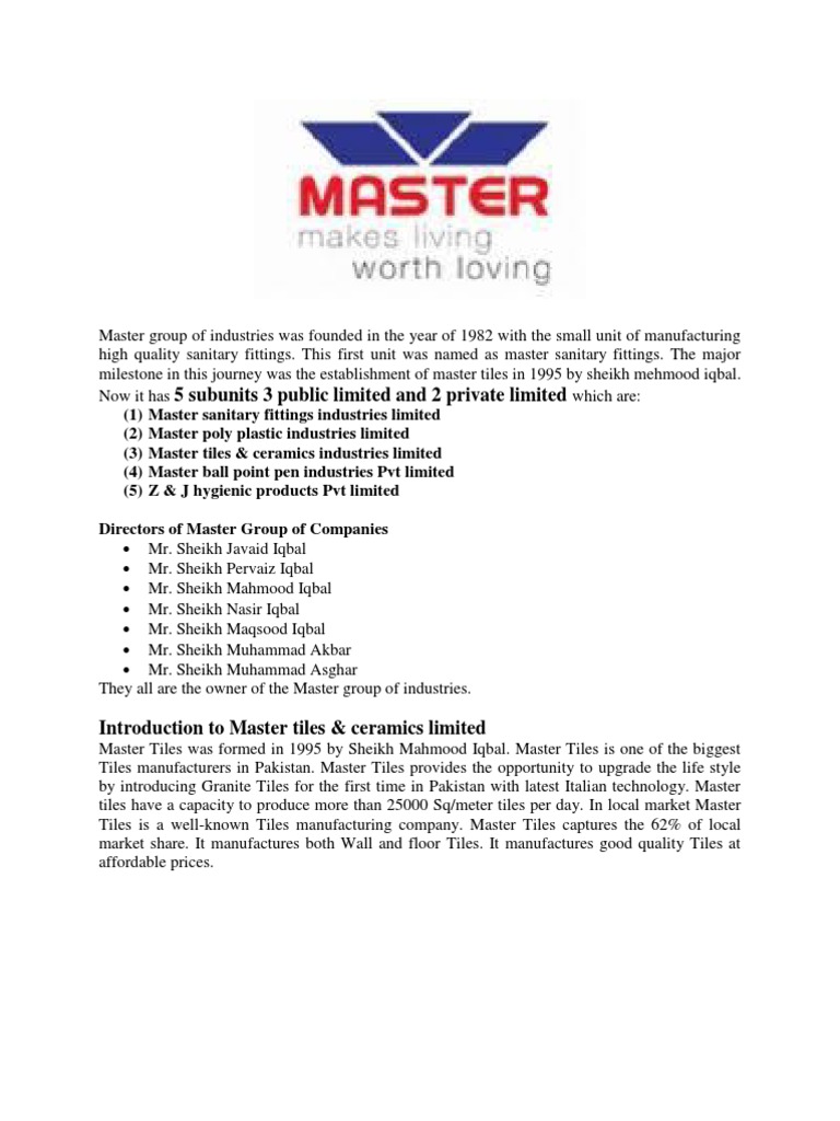 Environmental Analysis of Mater Tiles | PDF | Competition | Economic Growth