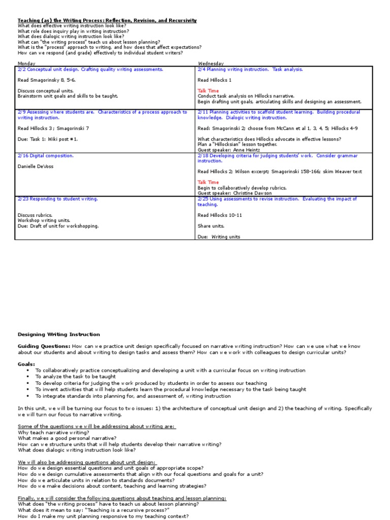 Designing Effective Writing Instruction | PDF | Educational Assessment ...