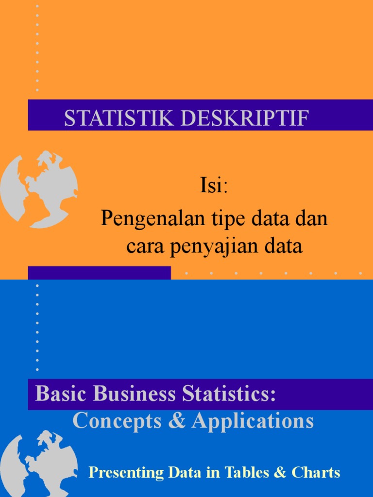 Penyajian Data Deskriptif Statistika | PDF | Pie Chart | Statistics