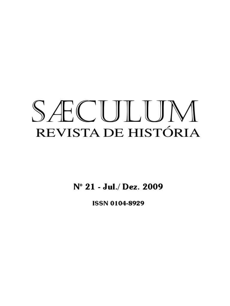 Saeculum 21 | PDF | Georg Wilhelm Friedrich Hegel | Natureza humana