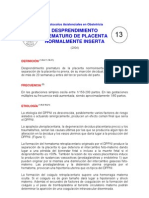 Guía de DPPNI: Diagnóstico y Cuidados | PDF | Parto | Parto prematuro