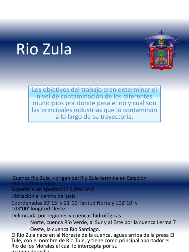 Rio Zula | PDF | Río | Hidrología