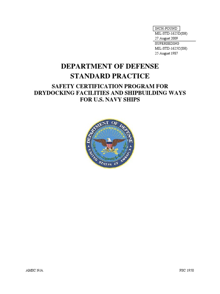 Drydocking Safety Certification Standard | PDF | Deep Foundation ...