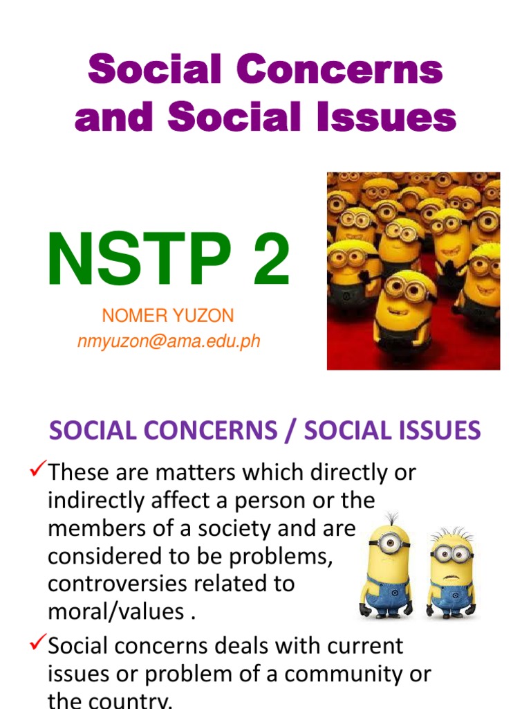 Social Concerns and Social Issues | PDF | Unemployment | Social Science
