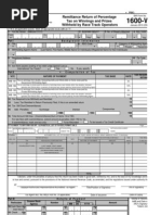 BIR Form 1600: VAT Withholding Return | PDF | Withholding Tax | Value ...