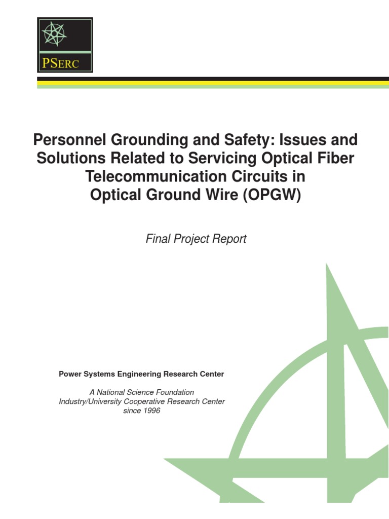 Olsen Opgw | PDF | Insulator (Electricity) | Electric Power Transmission