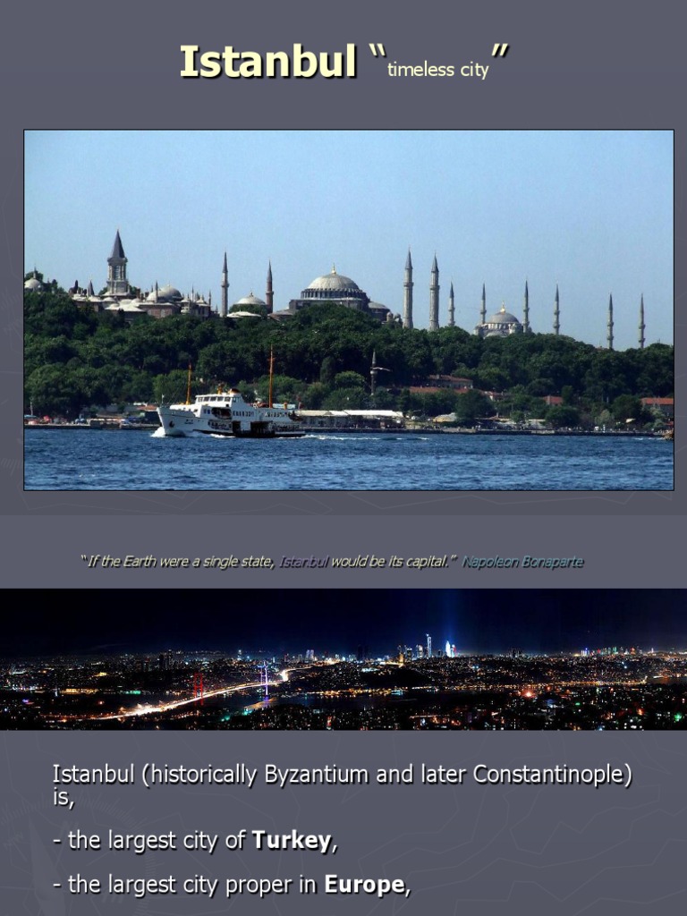 Istanbul: A Timeless Metropolis | PDF | Istanbul | Constantinople