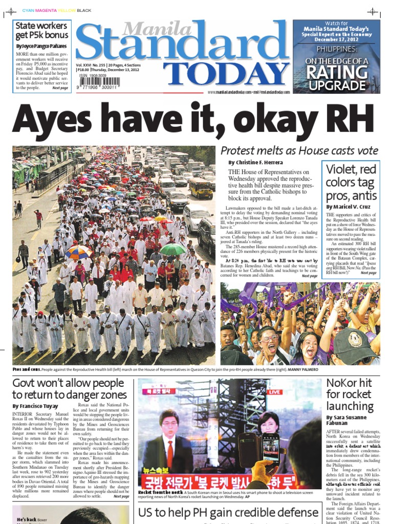 Manila Standard Today - Thursday (December 13, 2012) Issue | PDF ...