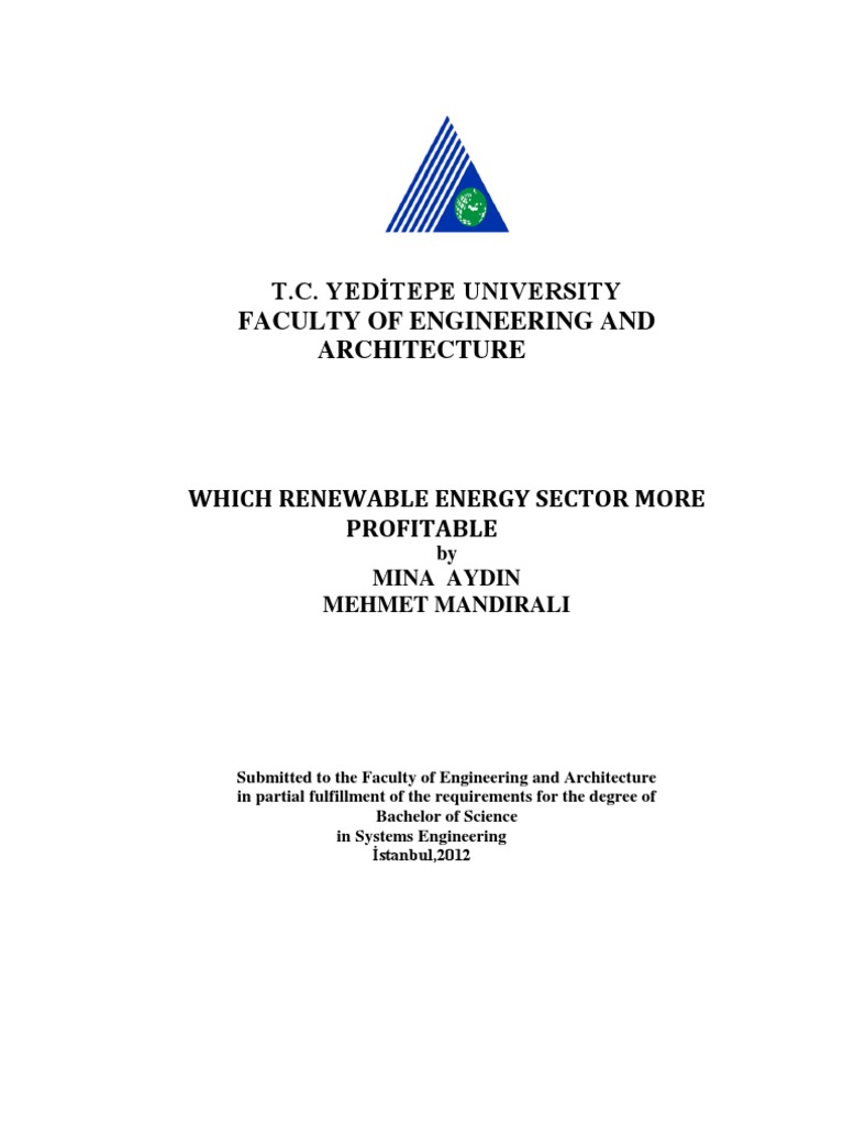 T.C. Yeditepe University Faculty of Engineering and Architecture | PDF ...