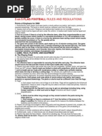 Newcombe Ball Rules | PDF | Games Of Physical Skill | Rules