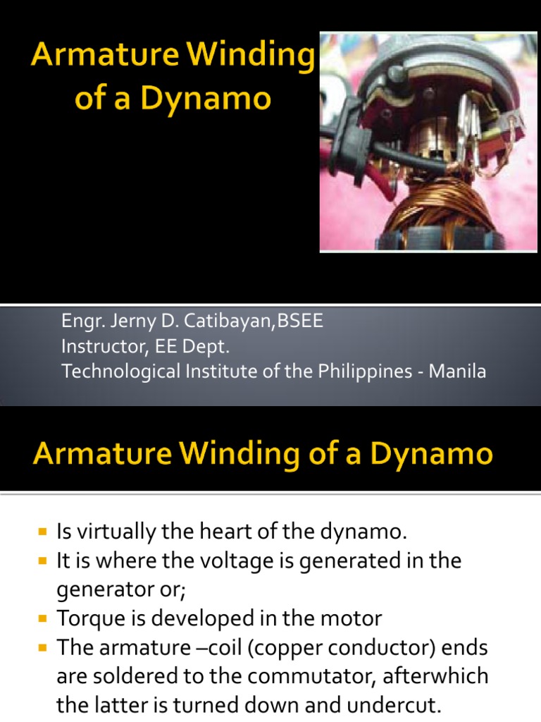 Armature Winding | PDF | Components | Electrical Components
