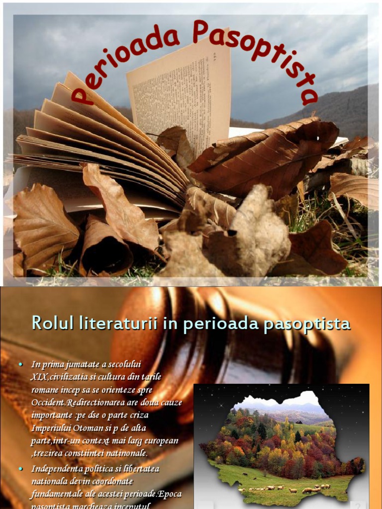 Perioada Pasoptista | PDF