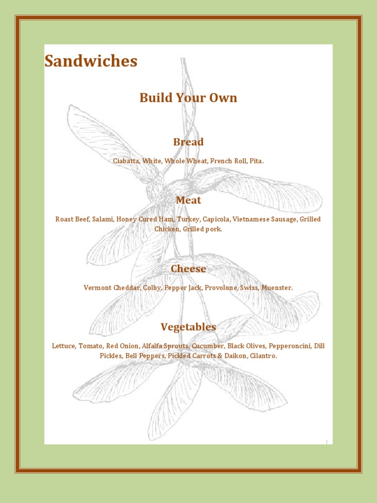 IT Menu | PDF