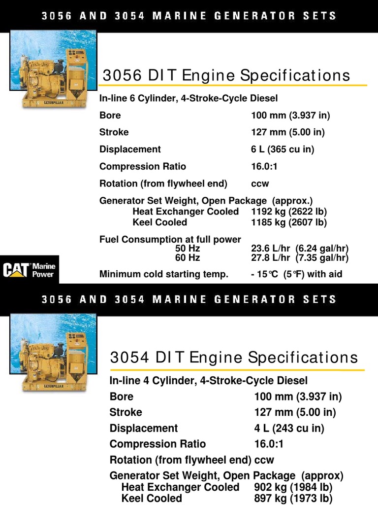 3056 3054 | Download Free PDF | Diesel Engine | Engines