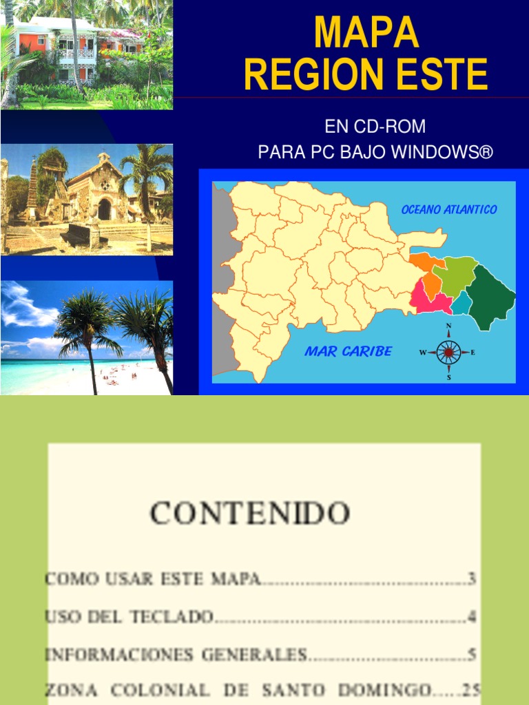 Mapa Region Este | República Dominicana | Agitación