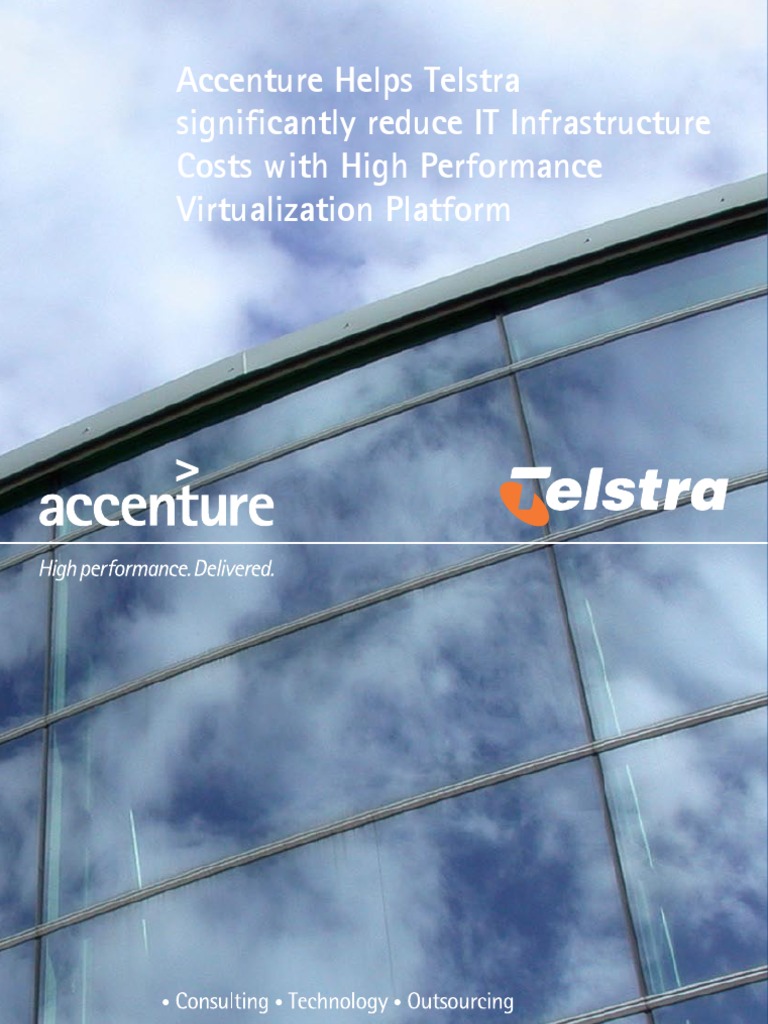 Accenture Helps Telstra Significantly Reduce IT Infrastructure Costs ...