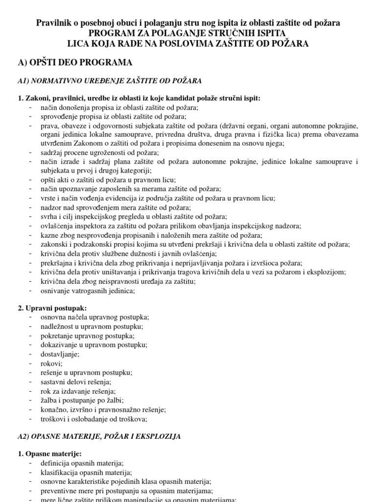 Strucni Ispit ZOP | PDF