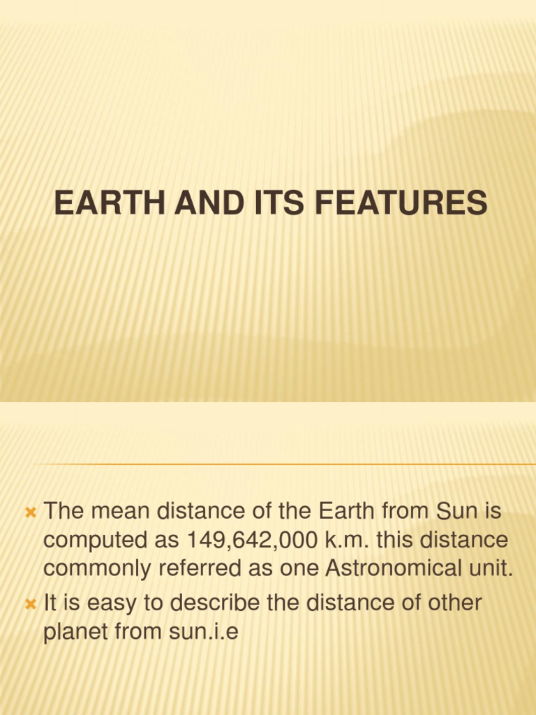 Earth and Its Features | PDF | Troposphere | Earth