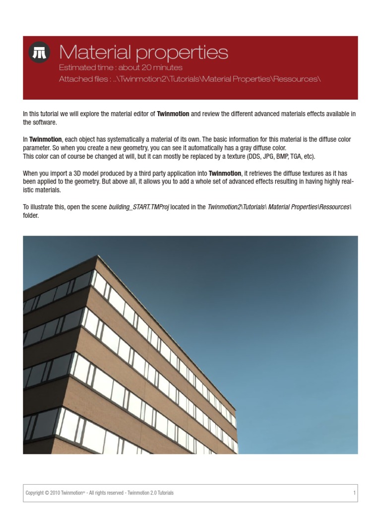 Material Properties en | Download Free PDF | Texture Mapping | Rendering (Computer Graphics)