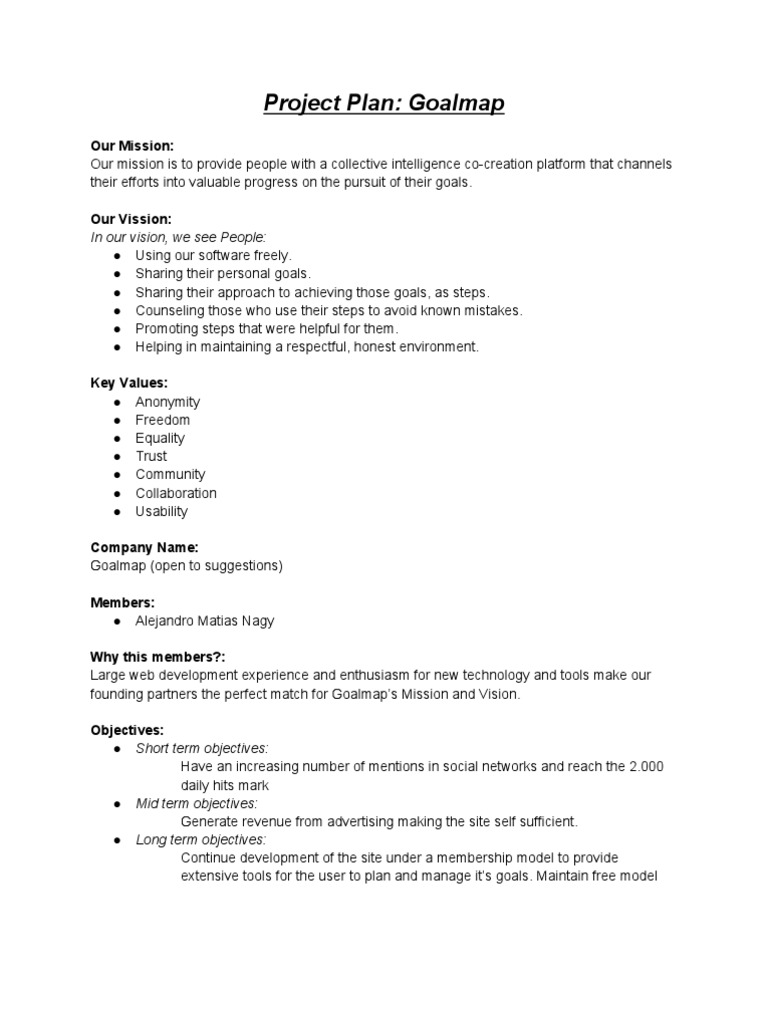 Project Plan | PDF | Subscription Business Model | Cloud Computing
