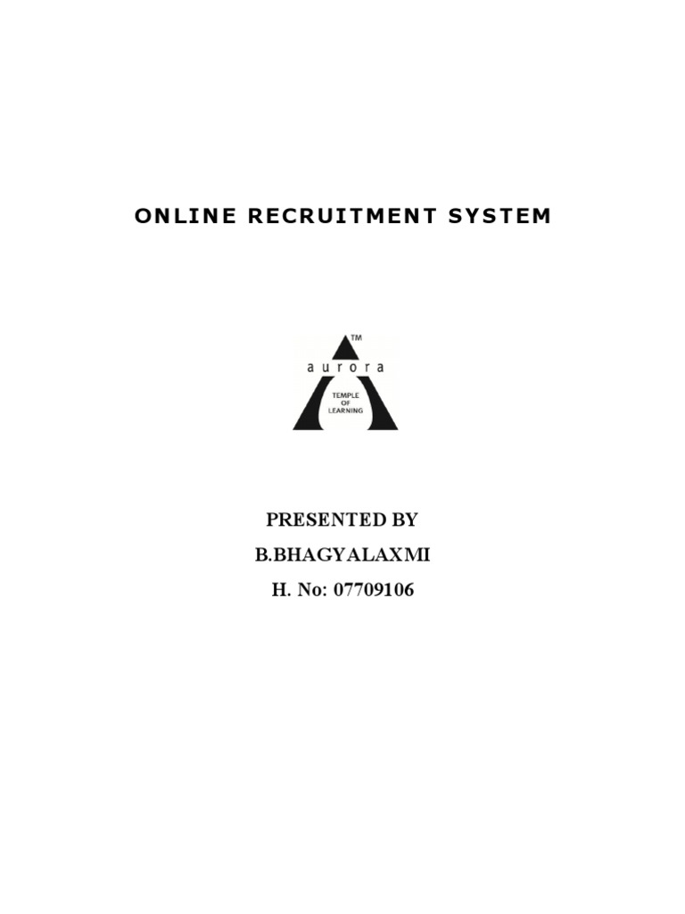 UML Diagrams for Online Recruitment System | PDF | Use Case | Areas Of ...
