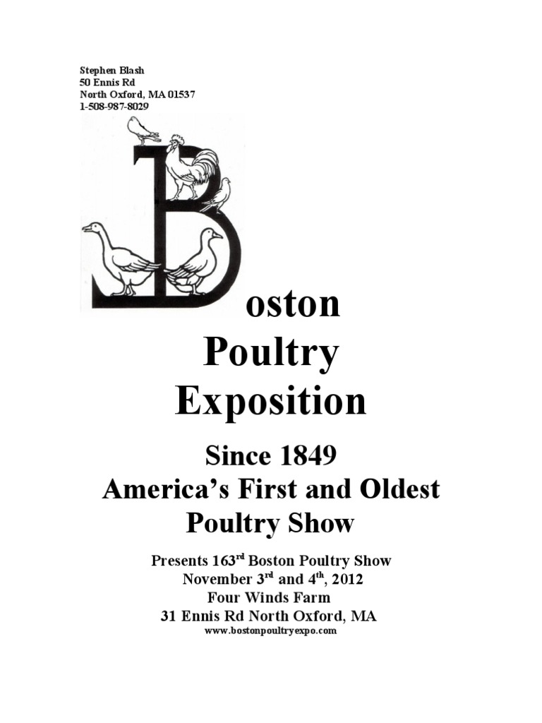 Poultry Show | PDF | Poultry | Chicken