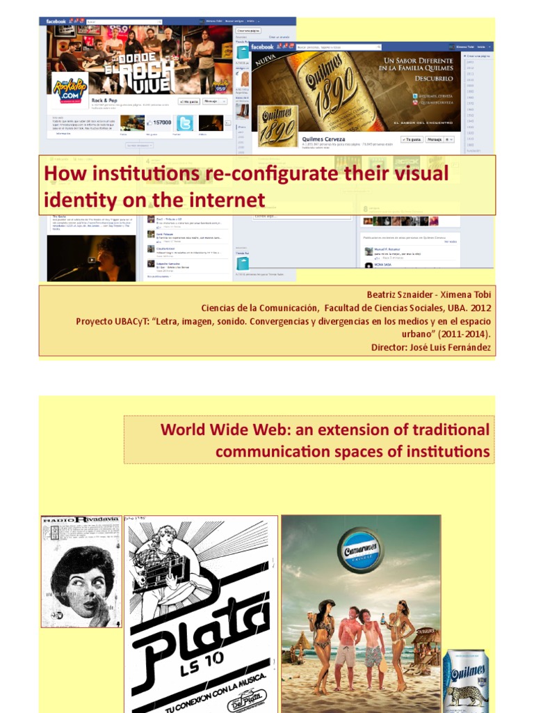 Institutional Identity on Facebook | PDF | Semiotics | Human Communication