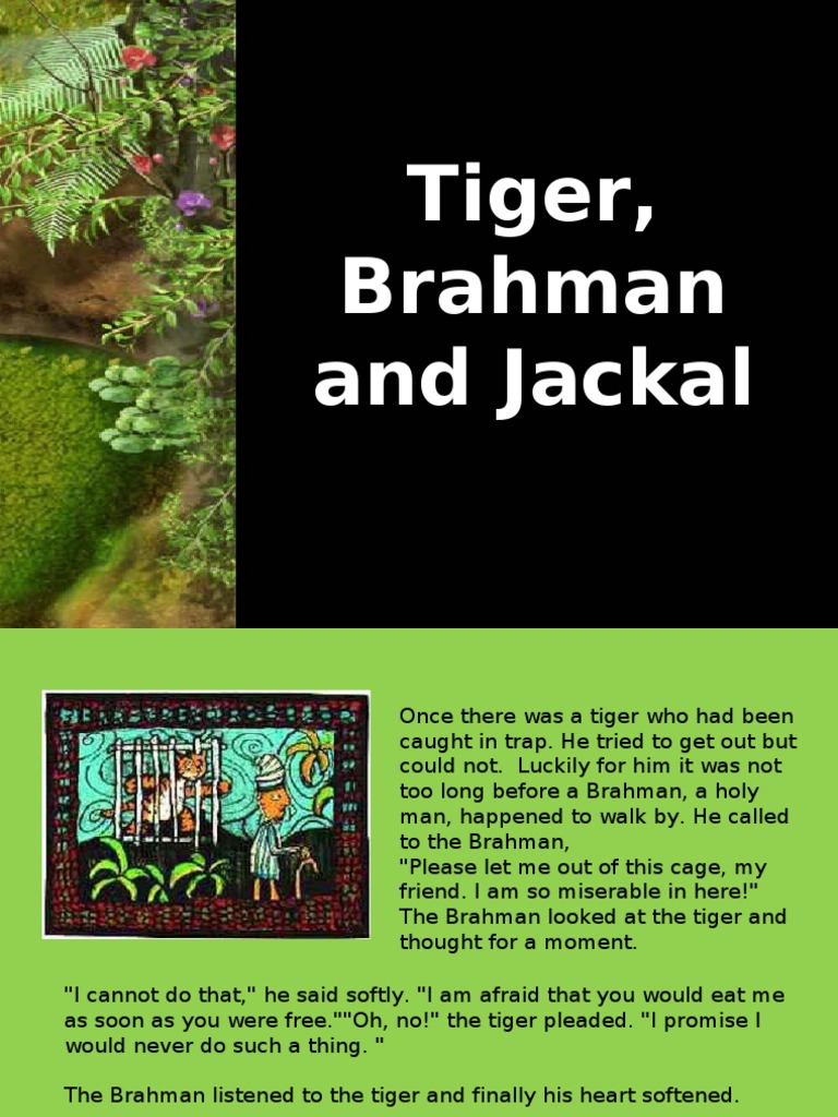 The Tiger, Brahman, and the Jackal | PDF