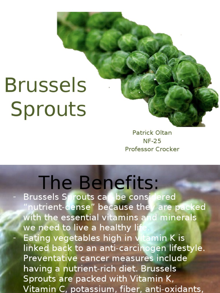 Brussels Sprouts | PDF | Vitamin | Foods