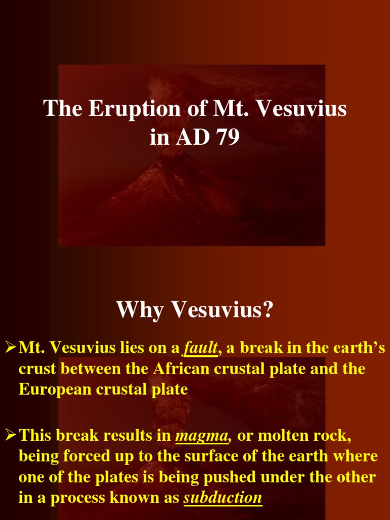 The Eruption of Mt. Vesuvius Inad79 | Download Free PDF | Mount ...
