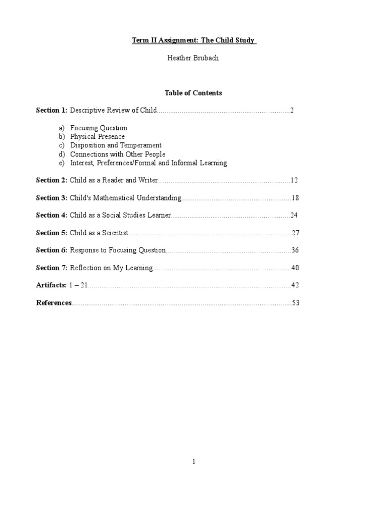 Child Study | PDF | Reading (Process) | Reading Comprehension